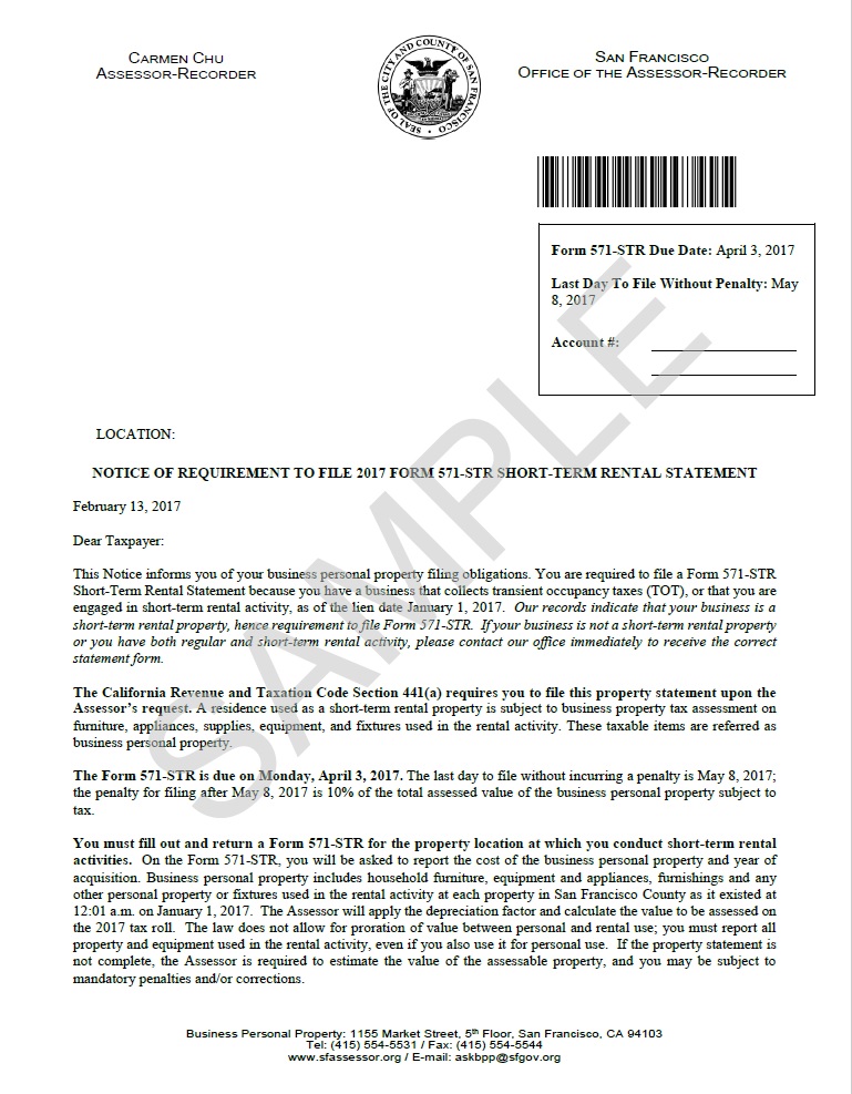 Notice Of Requirement To File Short term Rental CCSF Office Of notice-of-requirement-to-file-short-term-rental-ccsf-office-of